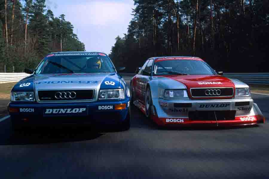 Audi 80 quattro 2,5 - DTM Klasse 1-Prototyp 1993 Fahrzeugpräsentation ...